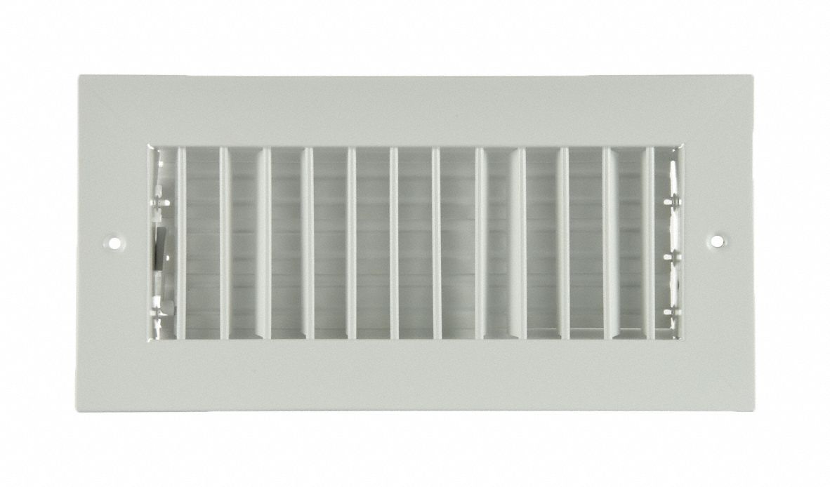 Ceiling or Wall, 5 7/8 in H, Sidewall/Ceiling Register - 4MJJ9|4MJJ9 ...