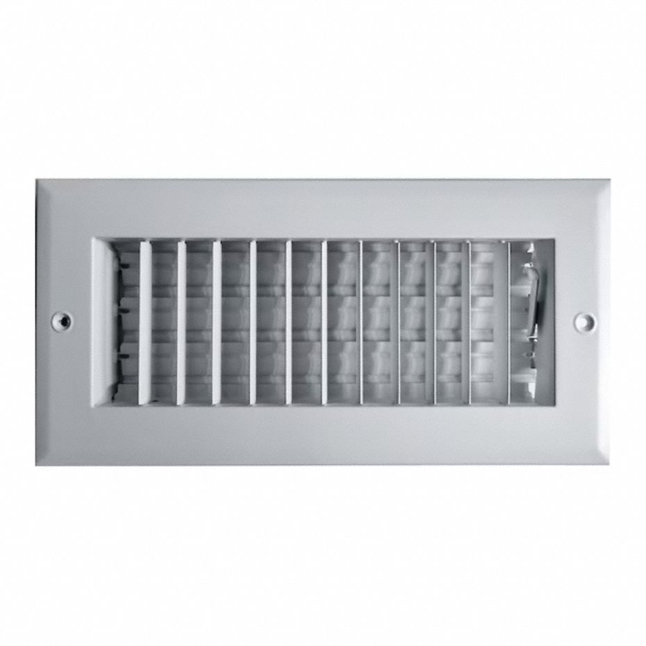 5 3/4 in H, 11 3/4 in W, Sidewall/Ceiling Register - 4MJL3|4MJL3 - Grainger