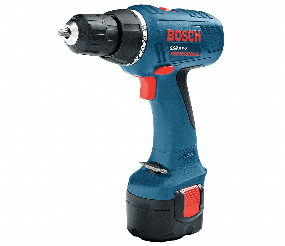BOSCH Taladro Inalámbrico, 9.6, No, 1.5A/hr. - 4MJM9 | 0601918LG0 ...