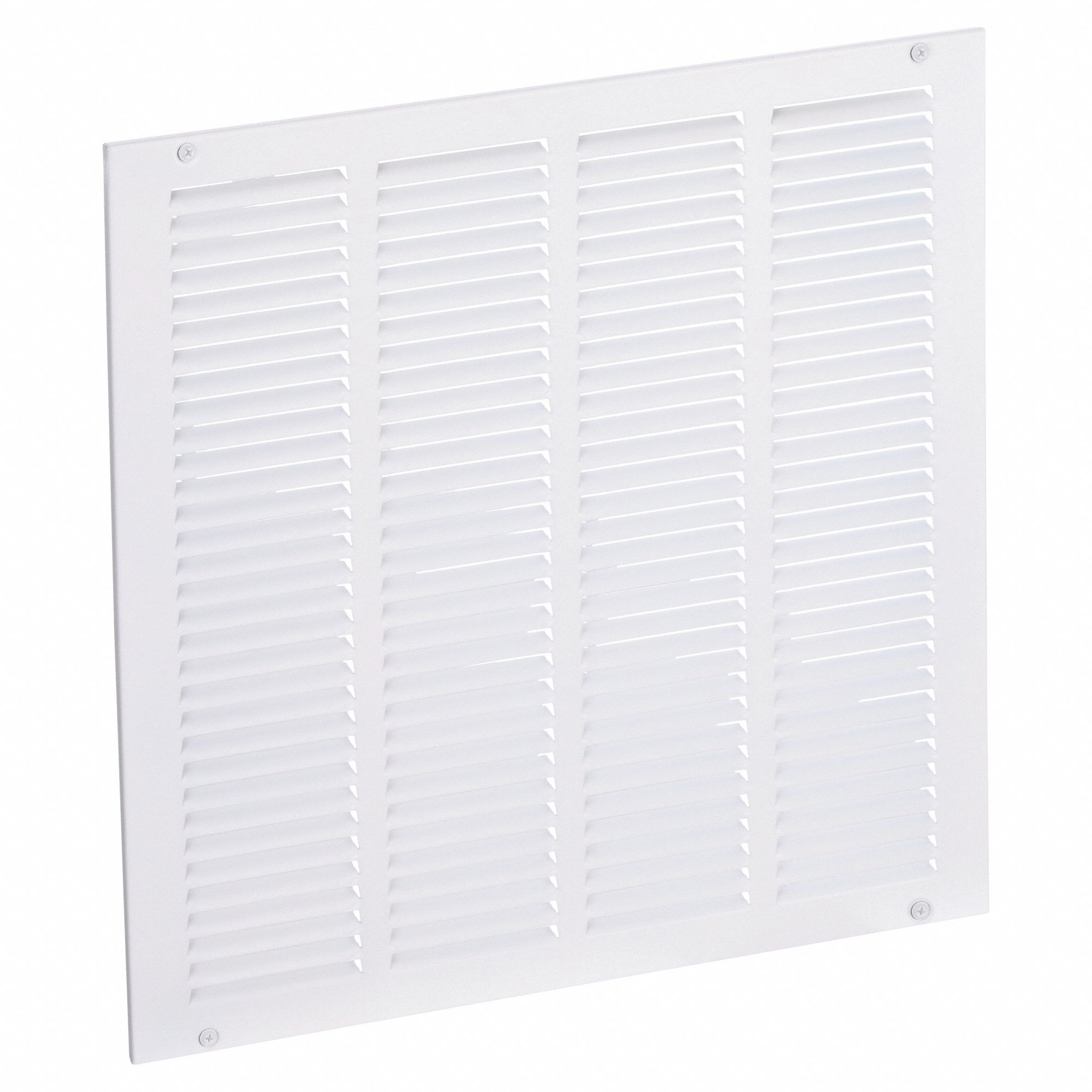 Louvered Grille, White, Return Air Grille - 4MJN9|4MJN9 - Grainger