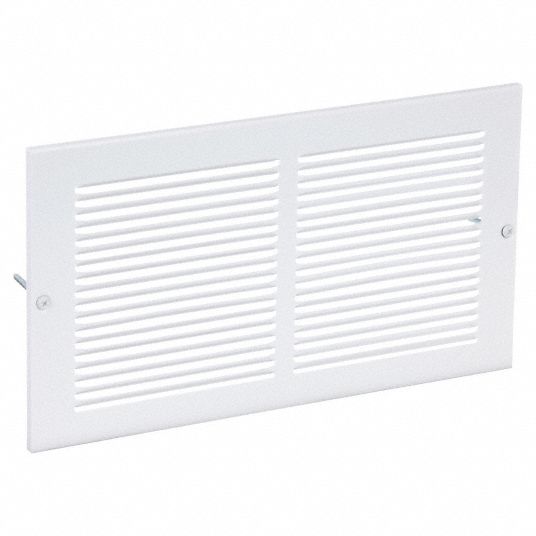 Louvered Grille, White, Return Air Grille - 4MJP7|4MJP7 - Grainger