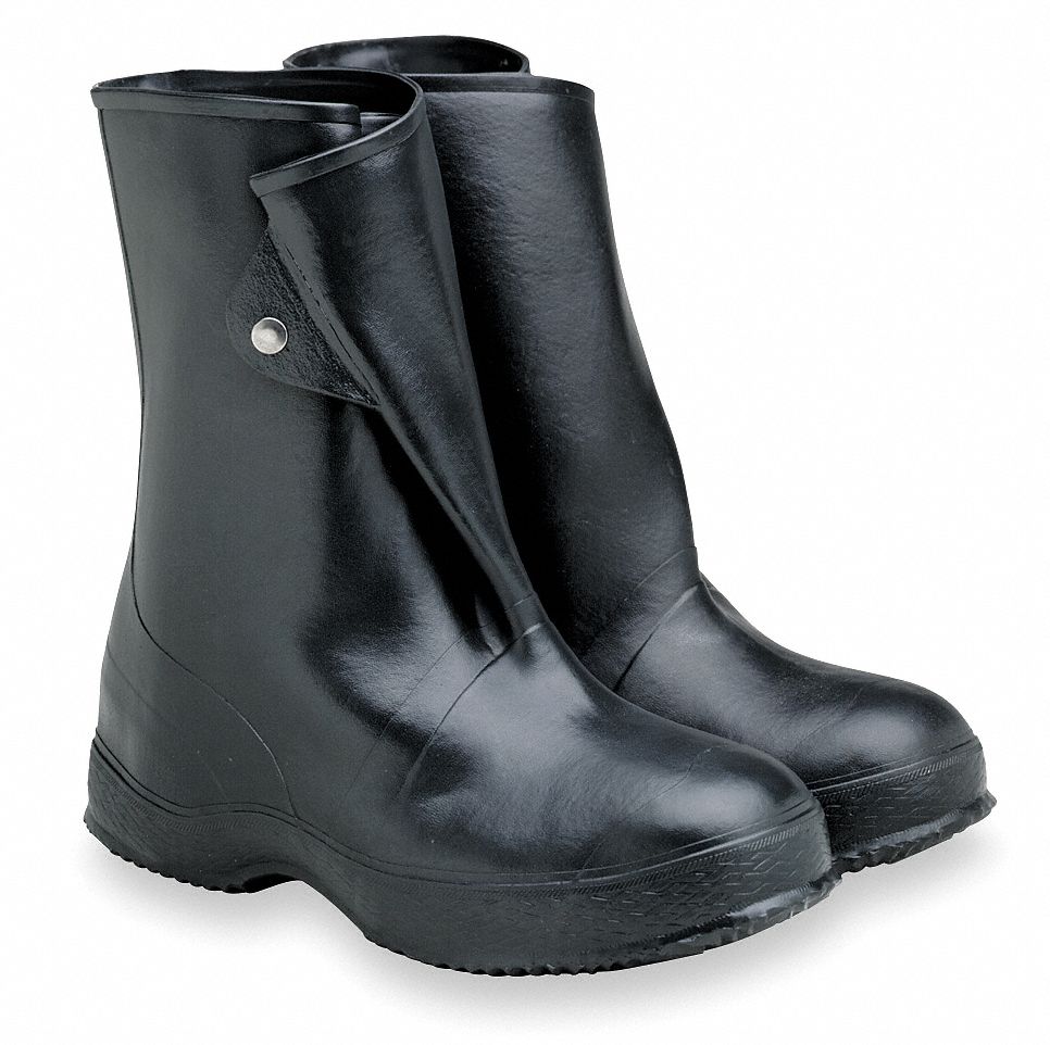 Overboots, Men's, Fits Shoe Size 9, Vinyl Outsole Material, 1 PR - Grainger