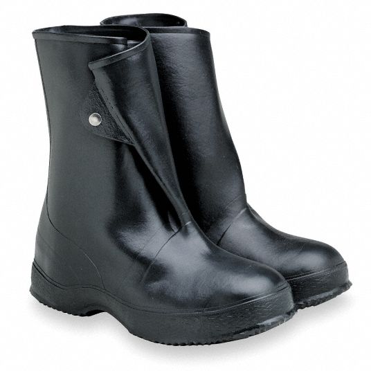 Overboots, Men's, Fits Shoe Size 9, Vinyl Outsole Material, 1 PR - Grainger