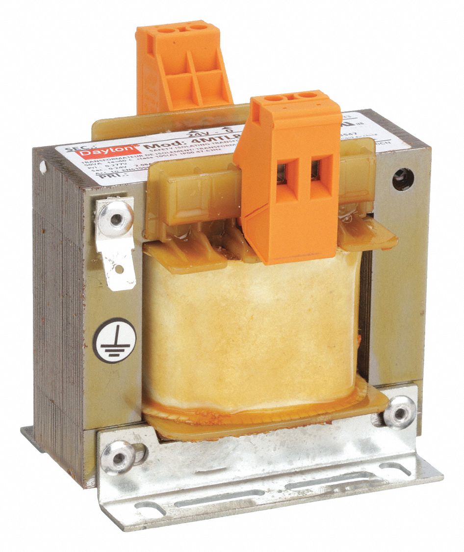 DAYTON Transformador de Control, Clasificación VA 50VA, Voltaje de Entrada 277VCA, Voltaje de ...