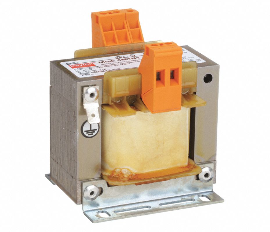 DAYTON Transformador de Control, Clasificación VA 75VA, Voltaje de Entrada 120VCA, Voltaje de ...