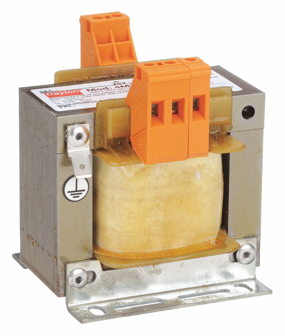 DAYTON Transformador de Control, Clasificación VA 75VA, Voltaje de Entrada 240/480VCA, Voltaje ...