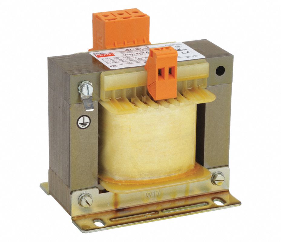 DAYTON Transformador de Control, Clasificación VA 250VA, Voltaje de Entrada 120VCA, Voltaje de ...