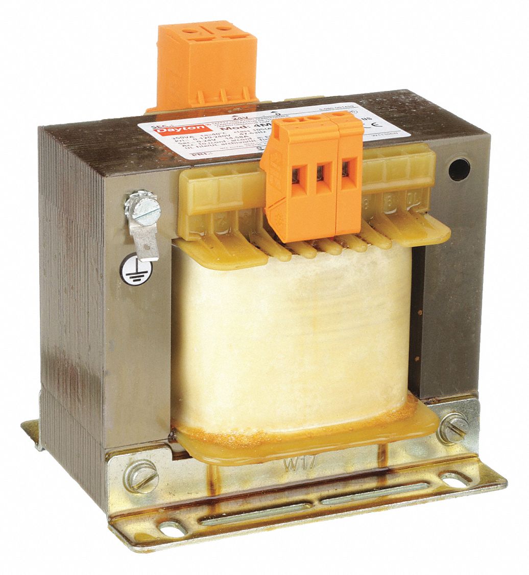 DAYTON Transformador de Control, Clasificación VA 350VA, Voltaje de Entrada 120/240VCA, Voltaje ...