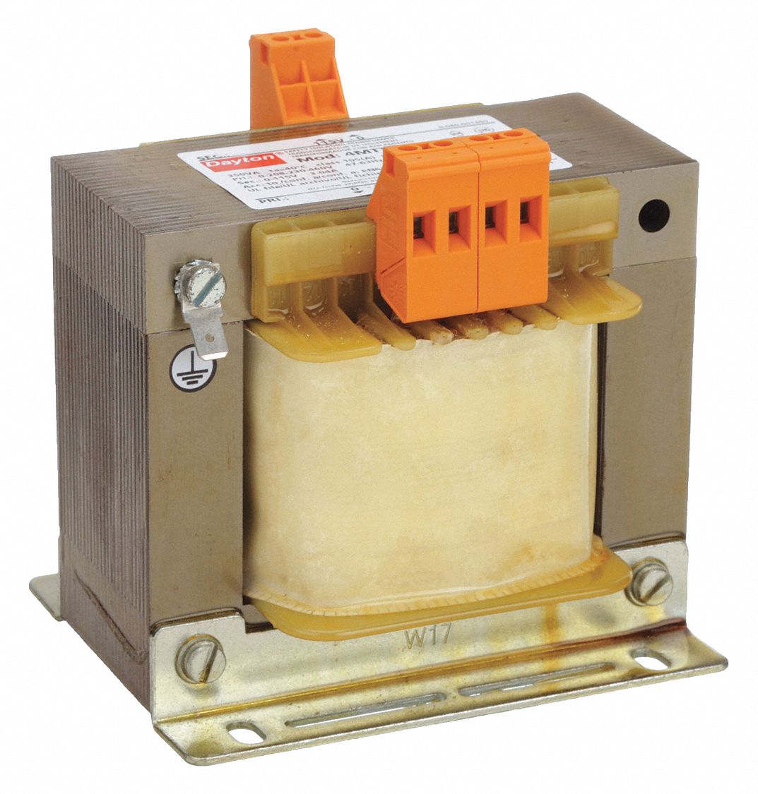 DAYTON Transformador de Control, Clasificación VA 350VA, Voltaje de Entrada 208/240/480VCA ...