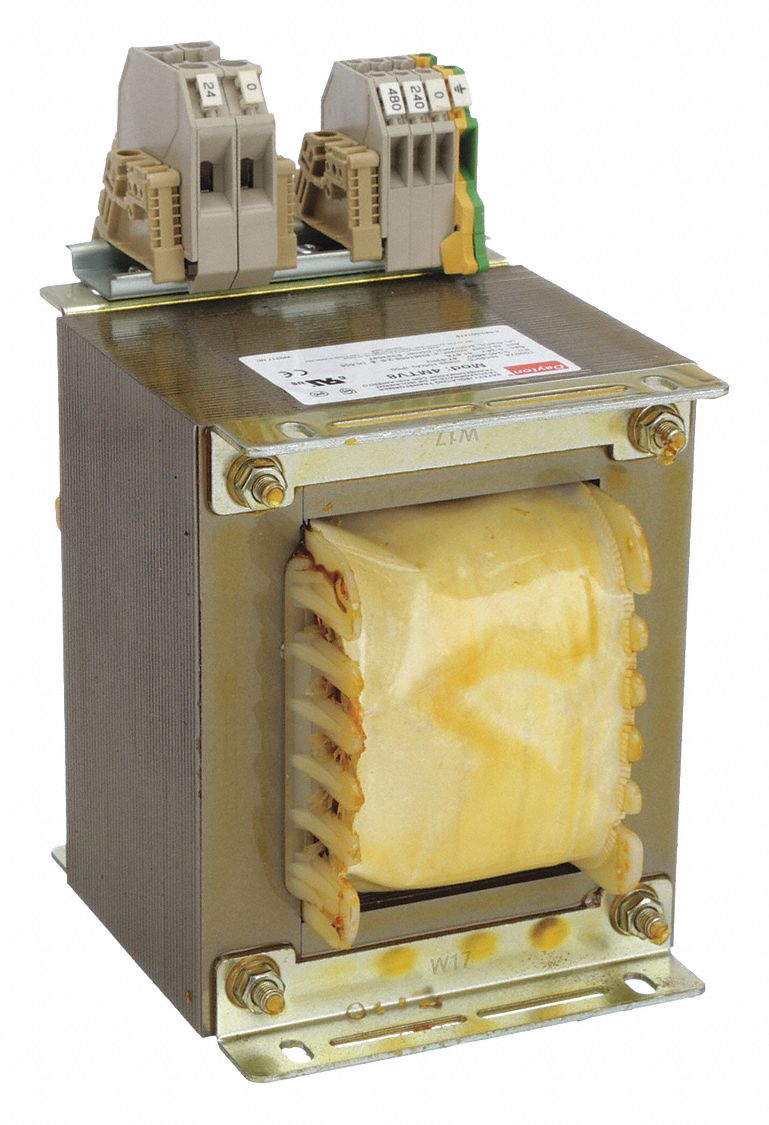 DAYTON Transformador de Control, Clasificación VA 1kVA, Voltaje de Entrada 240/480VCA, Voltaje ...