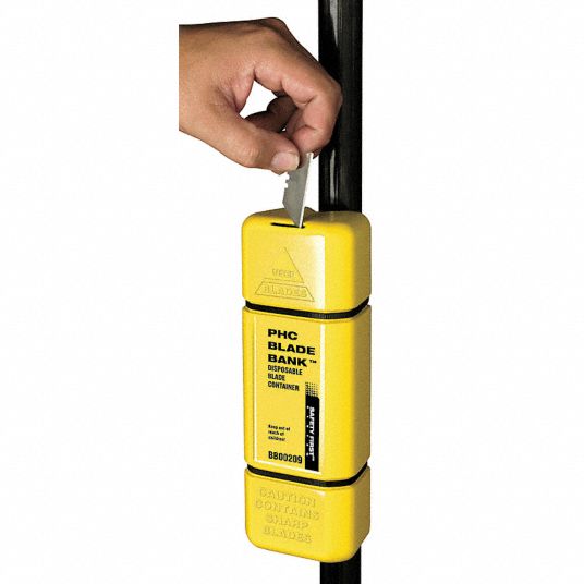 Blade Disposal Unit with Bracket, Overall Height 9 1/4 in, Overall ...