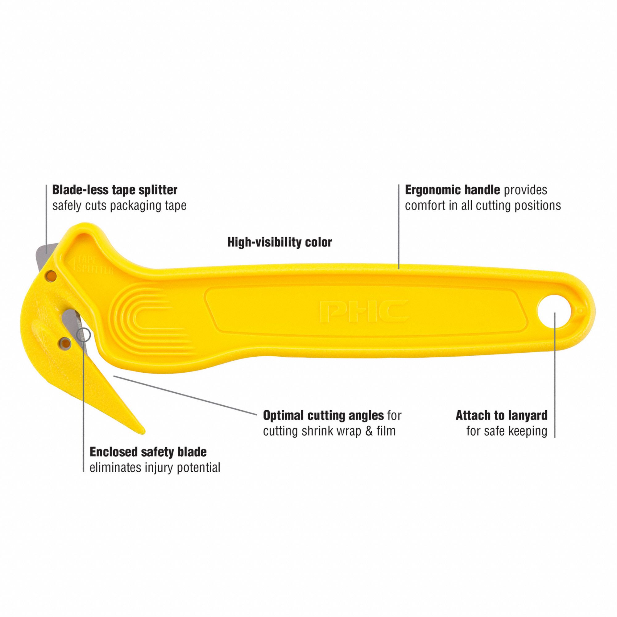 PACIFIC HANDY CUTTER, INC Hook-Style Film Cutter: 6 1/2 in Overall Lg ...