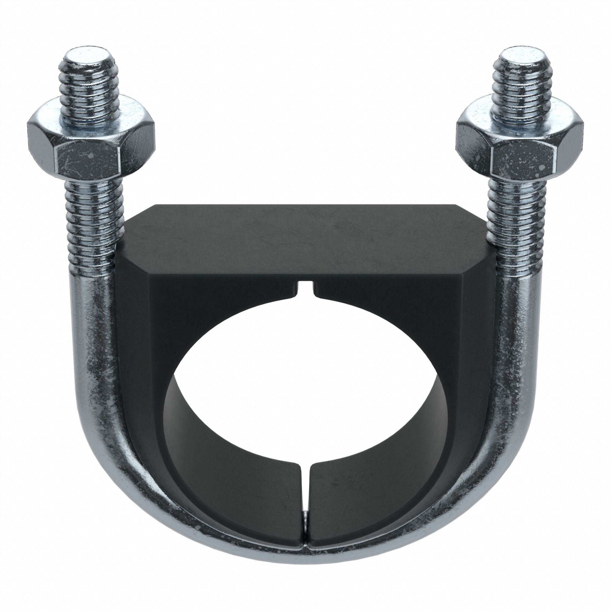 1/4"-20 Thread Size, For Pipe Size 1/2 in, Vibration Dampening U-Bolt ...