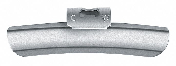 1.75 in Steel Clip-On Wheel Weight; PK25 - Grainger