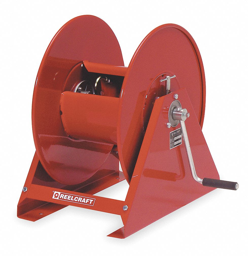 REELCRAFT Hand Crank Hose Reel: 150 ft (3/4 in I.D.), 20 in L x 20 in W ...