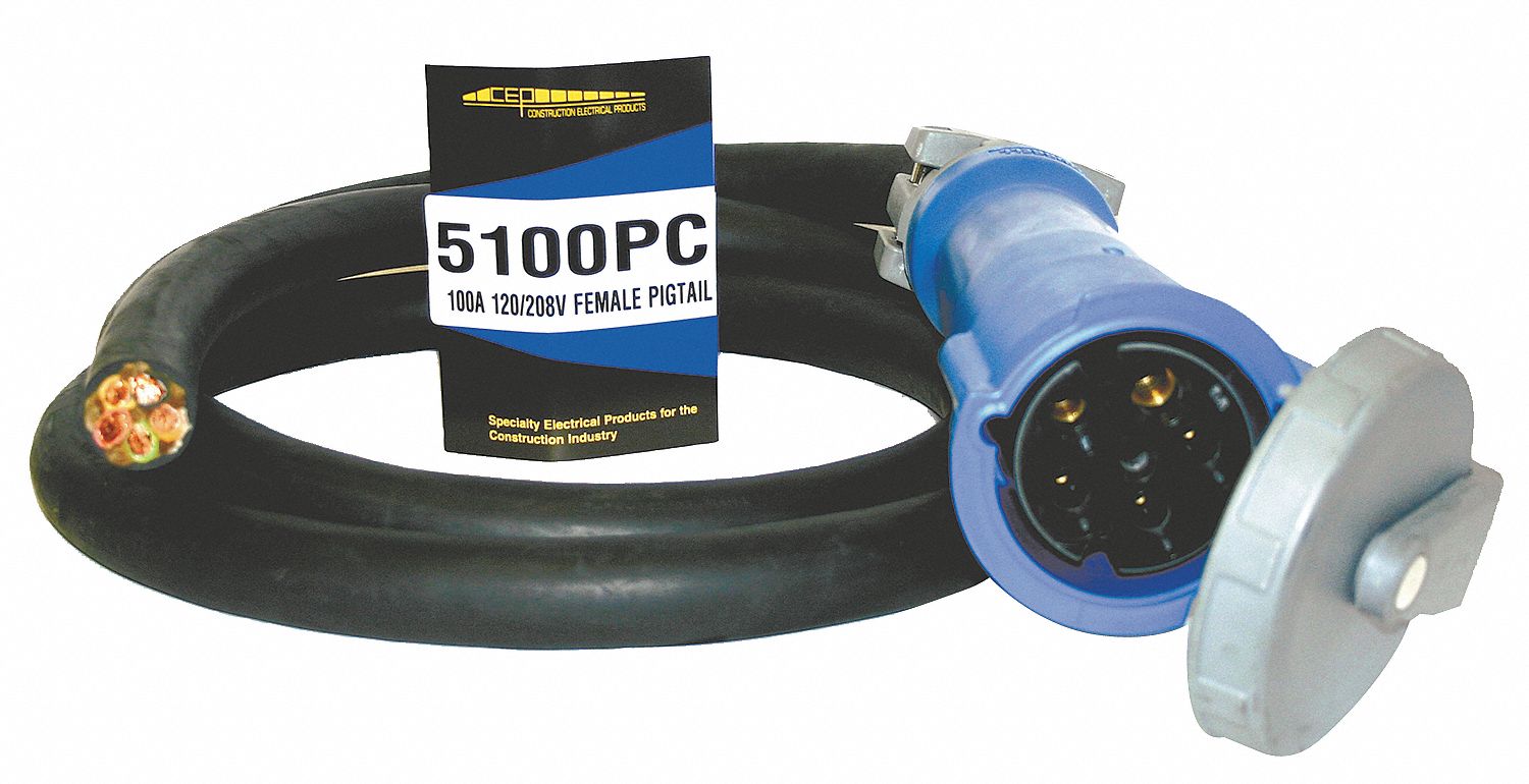 SOUTHWIRE Temporary Power Cord 100 A Max Amps Temporary Power Cord