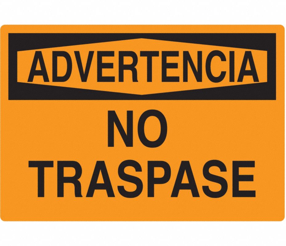 BRADY Letrero de Advertencia, Altura 7", Ancho 10" - Letreros para ...