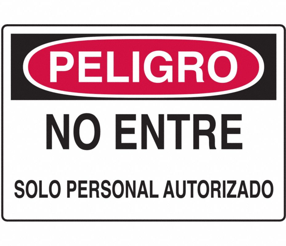 BRADY Señalamiento de Peligro,Personal Autorizado y Acceso Restringido ...
