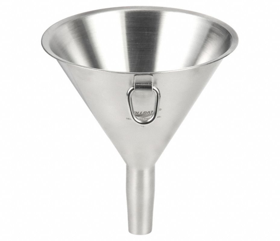 VOLLRATH Embudo, 6-3/8oz., Acero Inoxidable - 4NCR5 | 84740 - Grainger ...