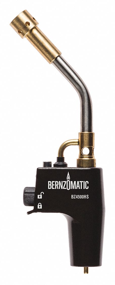 BERNZOMATIC Hand Torch: Wide Brush Flame, Instant On-Off, Preset Flame ...