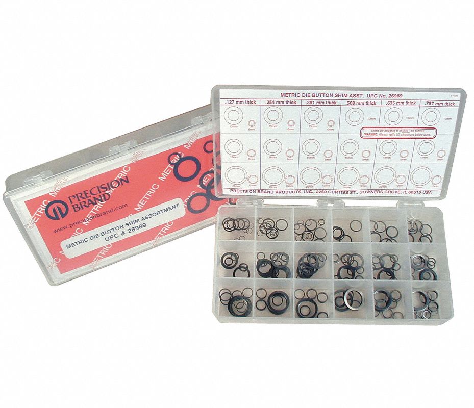 PRECISION BRAND Surtido de Lainas p/Botones,5 a 16mm D.I - Surtidos de ...