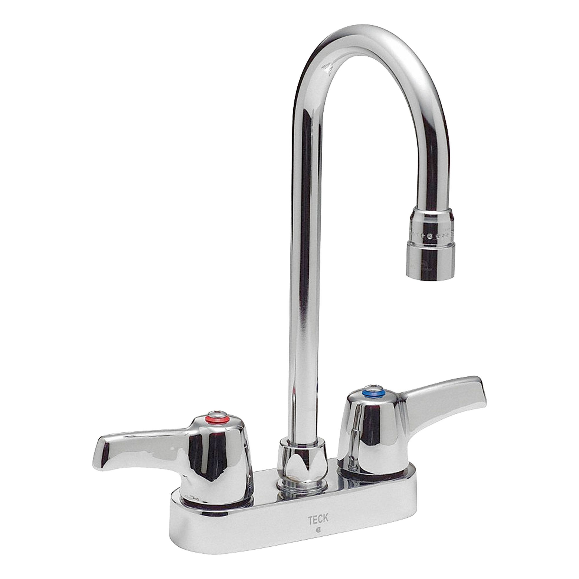 DELTA, Delta Commercial, Cast Brass, Gooseneck Bathroom Faucet - 4NLL3 ...