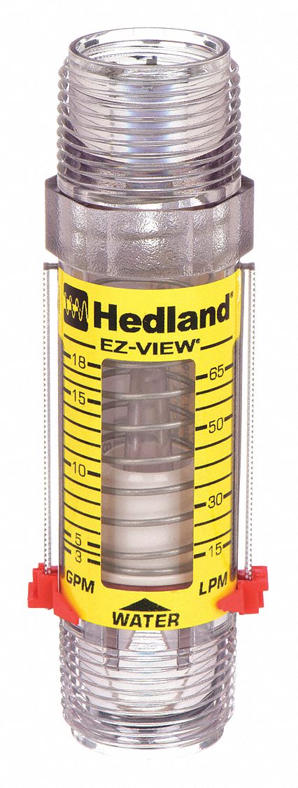 HEDLAND, Flow Meter, Scale, Mechanical Flowmeter - 4NNE5|H621-018 ...