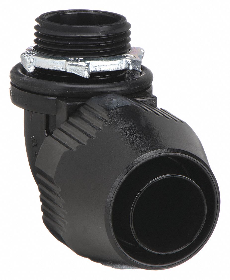 THOMAS & BETTS BULLET CONNECTOR,1.25 IN,90 DEG - Liquid Tight Conduit ...