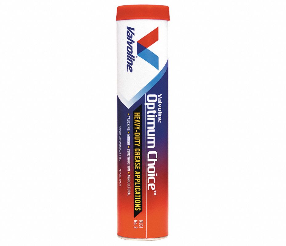 VALVOLINE Grasa Parcialmente Sintética, 14.1 oz., Cartucho, Color Rojo ...