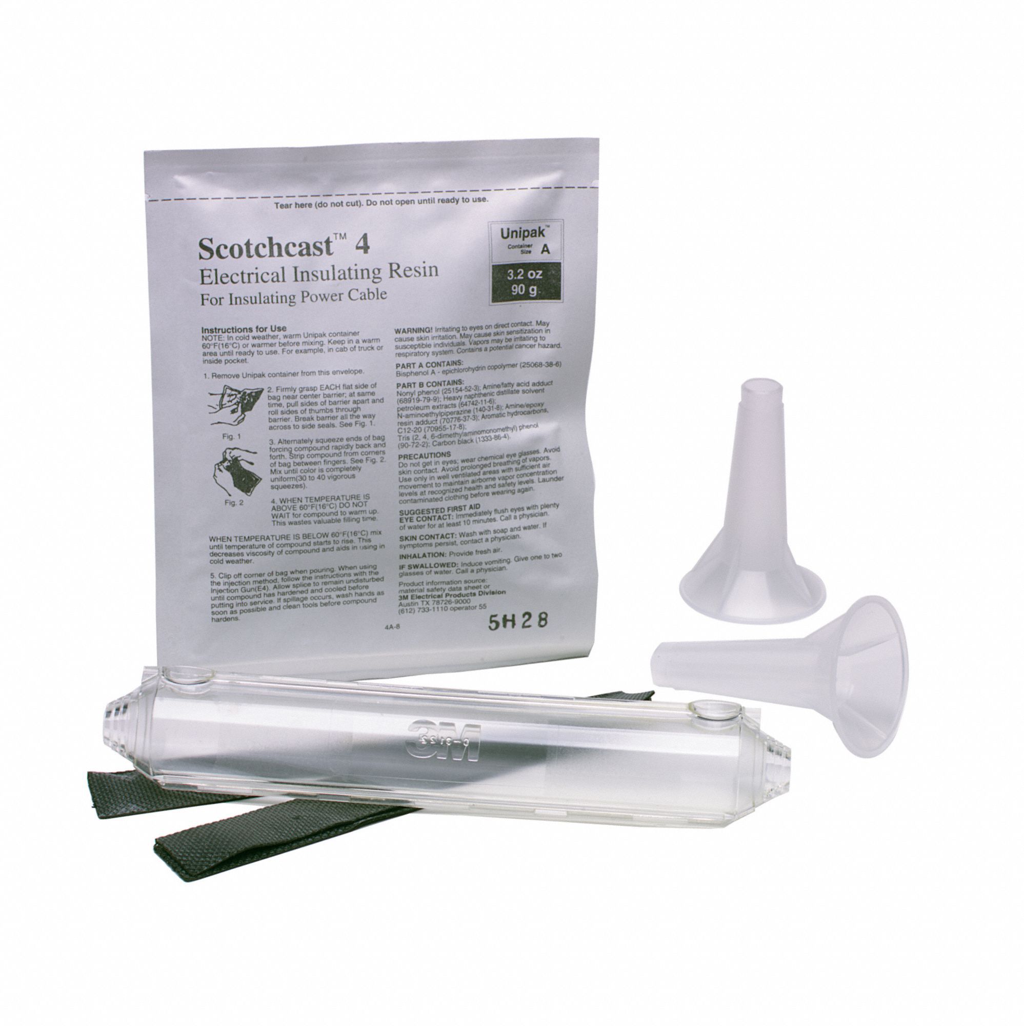 3M Resin Compound Splice Kit: Splice Termination - 4NU52|82-A1N - Grainger