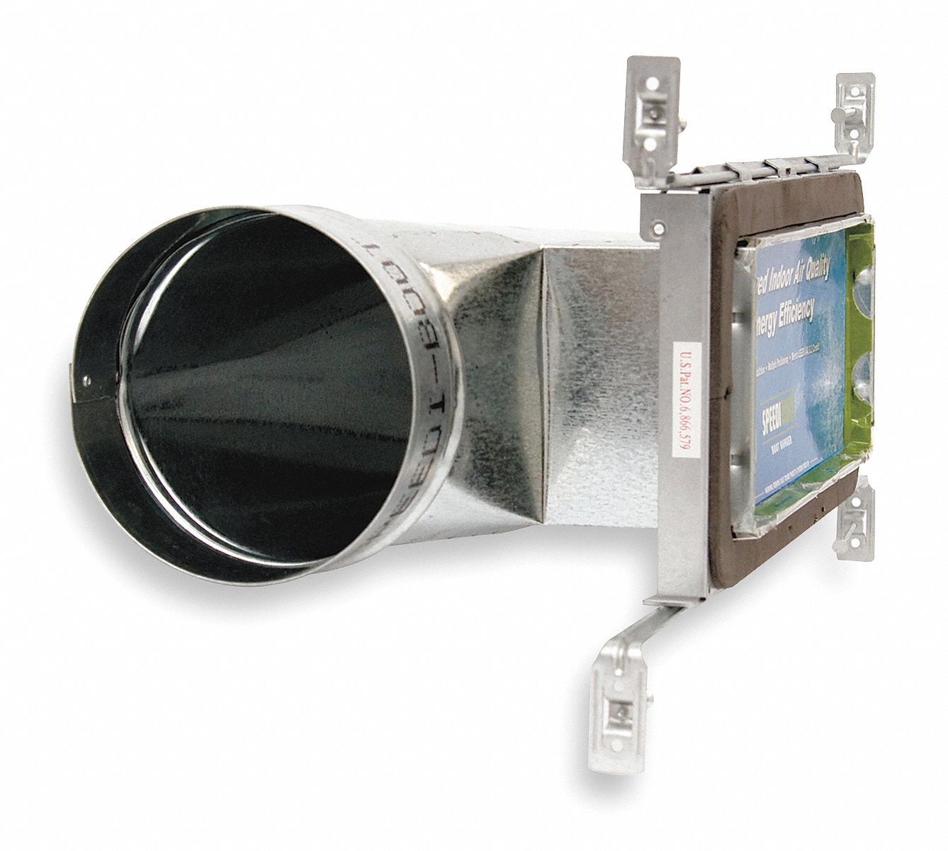 End Boot Boot, 6 in Dia. 6 in H x 6 in W Collar Size, Vent Boot Hanger ...