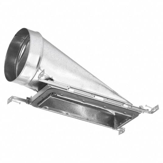 End Boot Boot, 7 in Dia. 7 in H x 7 in W Collar Size, Vent Boot Hanger ...