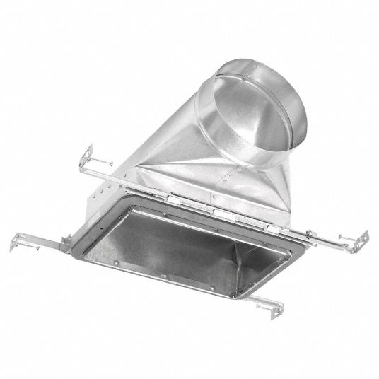 90° Boot Boot, 6 in Dia. 6 in H x 6 in W Collar Size, Vent Boot Hanger ...