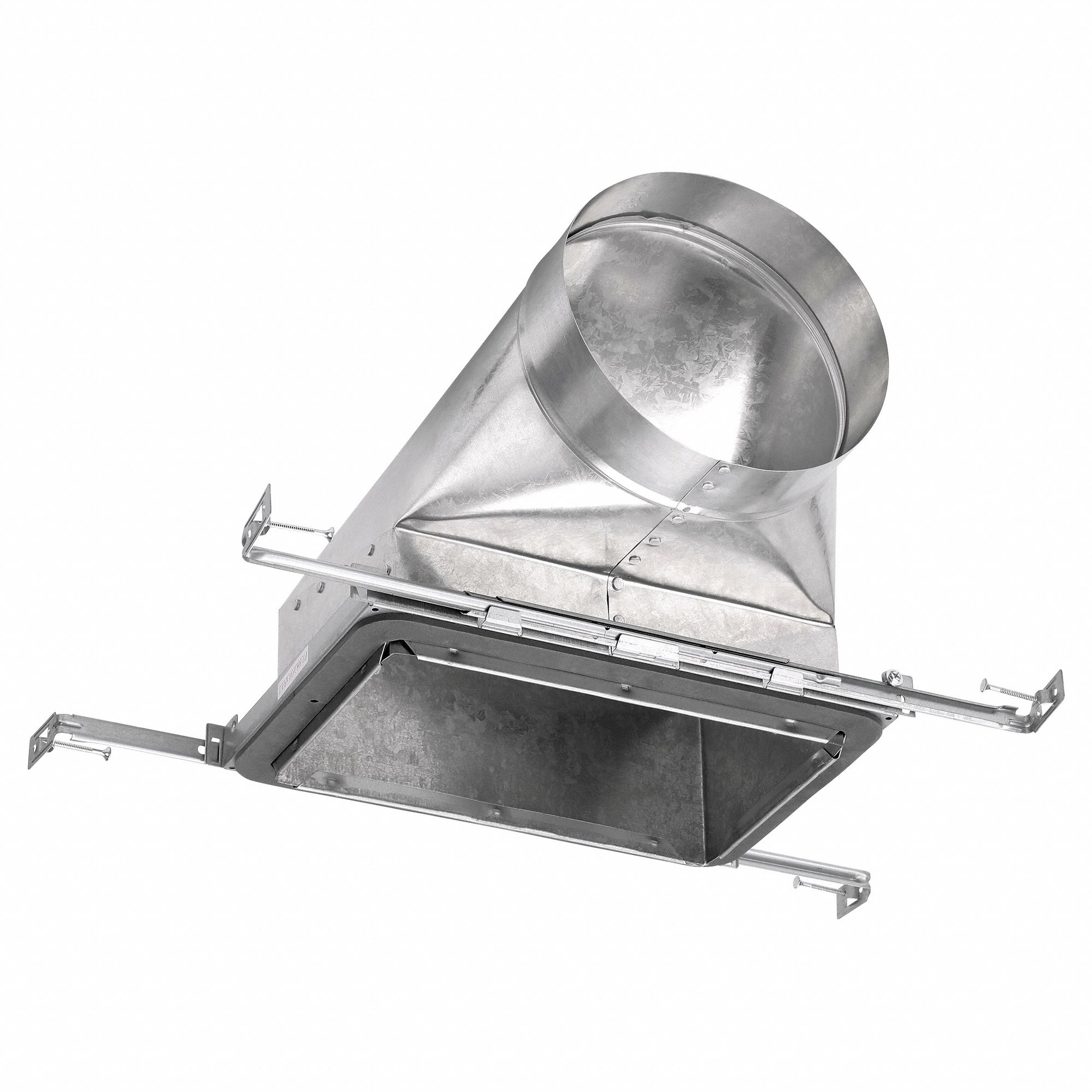 90° Boot Boot, 7 in Dia. 7 in H x 7 in W Collar Size, Vent Boot Hanger ...