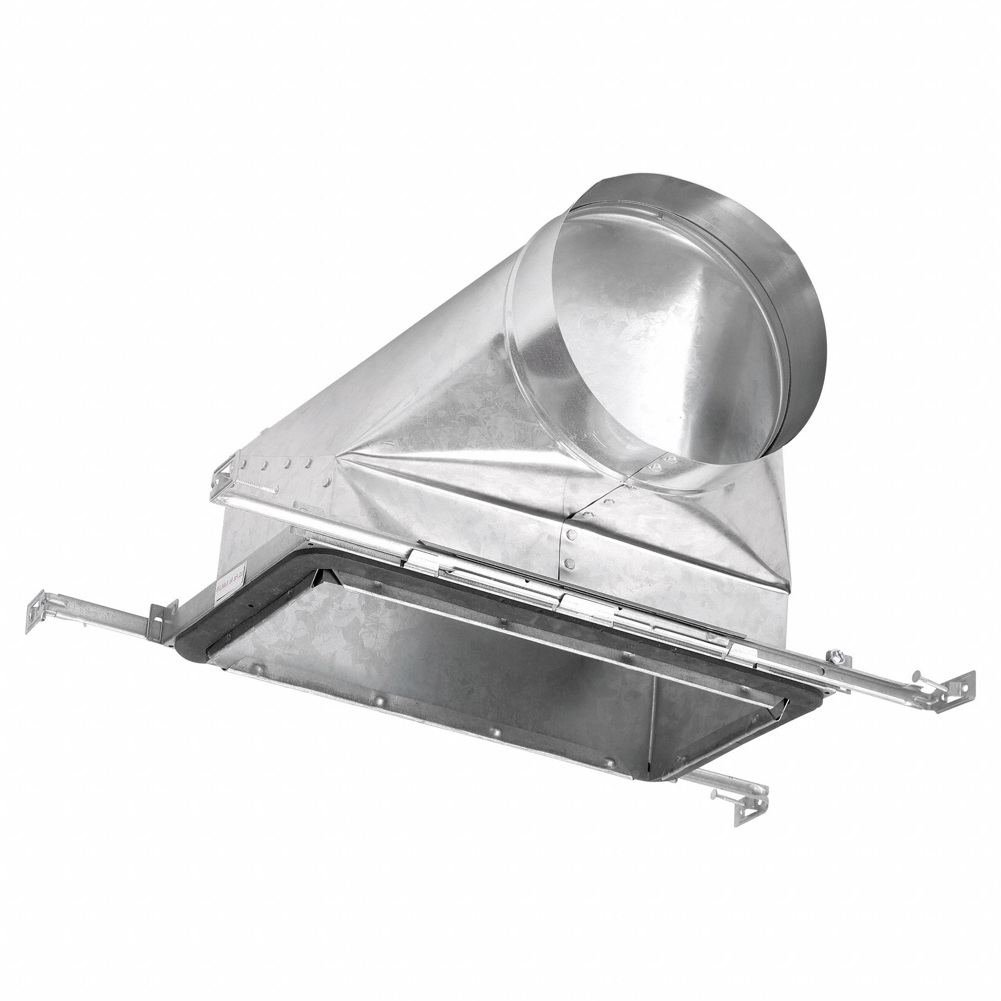 90° Boot Boot, 7 in Dia. 7 in H x 7 in W Collar Size, Vent Boot Hanger ...