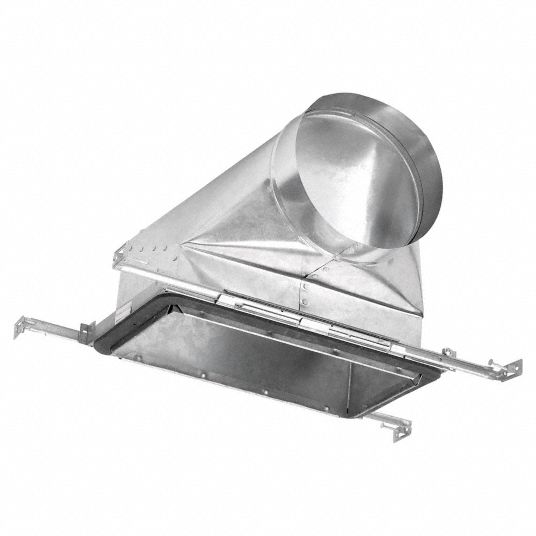 90° Boot Boot, 7 in Dia. 7 in H x 7 in W Collar Size, Vent Boot Hanger ...