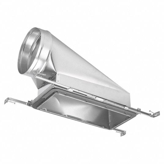 End Boot Boot, 8 in Dia. 8 in H x 8 in W Collar Size, Vent Boot Hanger ...