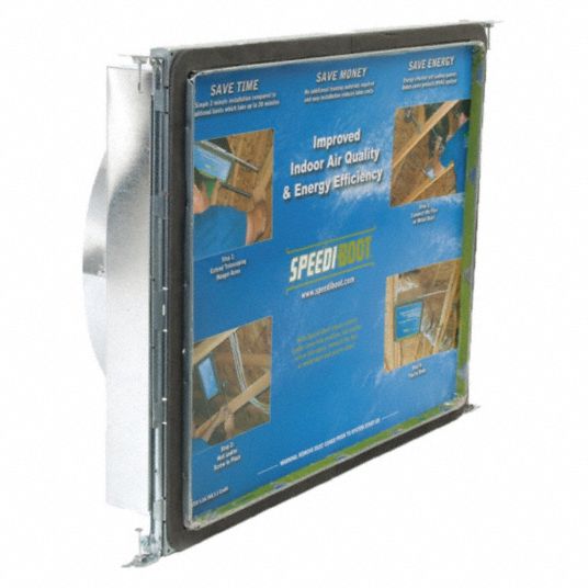Square to Round Adapter Boot, 8 in Dia. 8 in H x 12 in W Collar Size ...