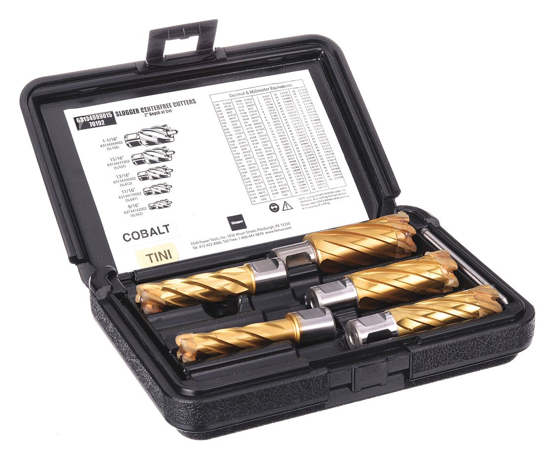 SLUGGER BY FEIN, 2 in Max Cutting Dp, Pilot Pin Included, Annular ...