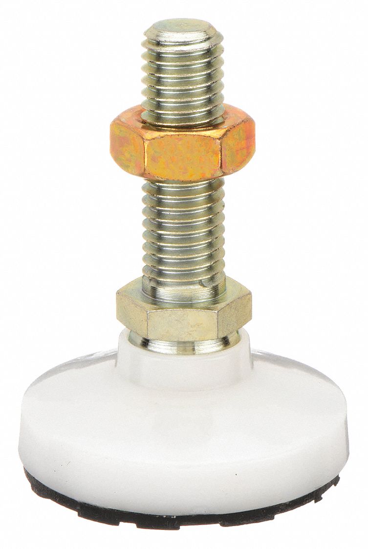 S & W, Swiveling Stud, 1/4"-20 Thread Size, Male-End Leveling Mount ...