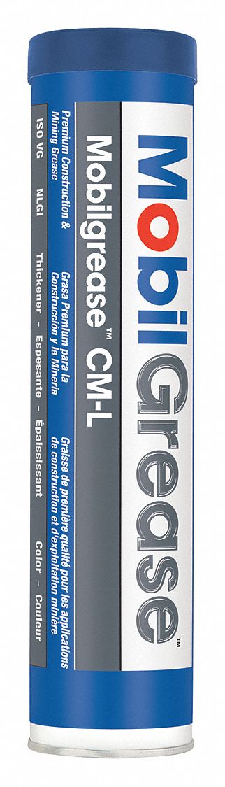MOBIL 121076 Mobilgrease CM-L, Grease, NLGI 1, 14oz PK 10 | eBay