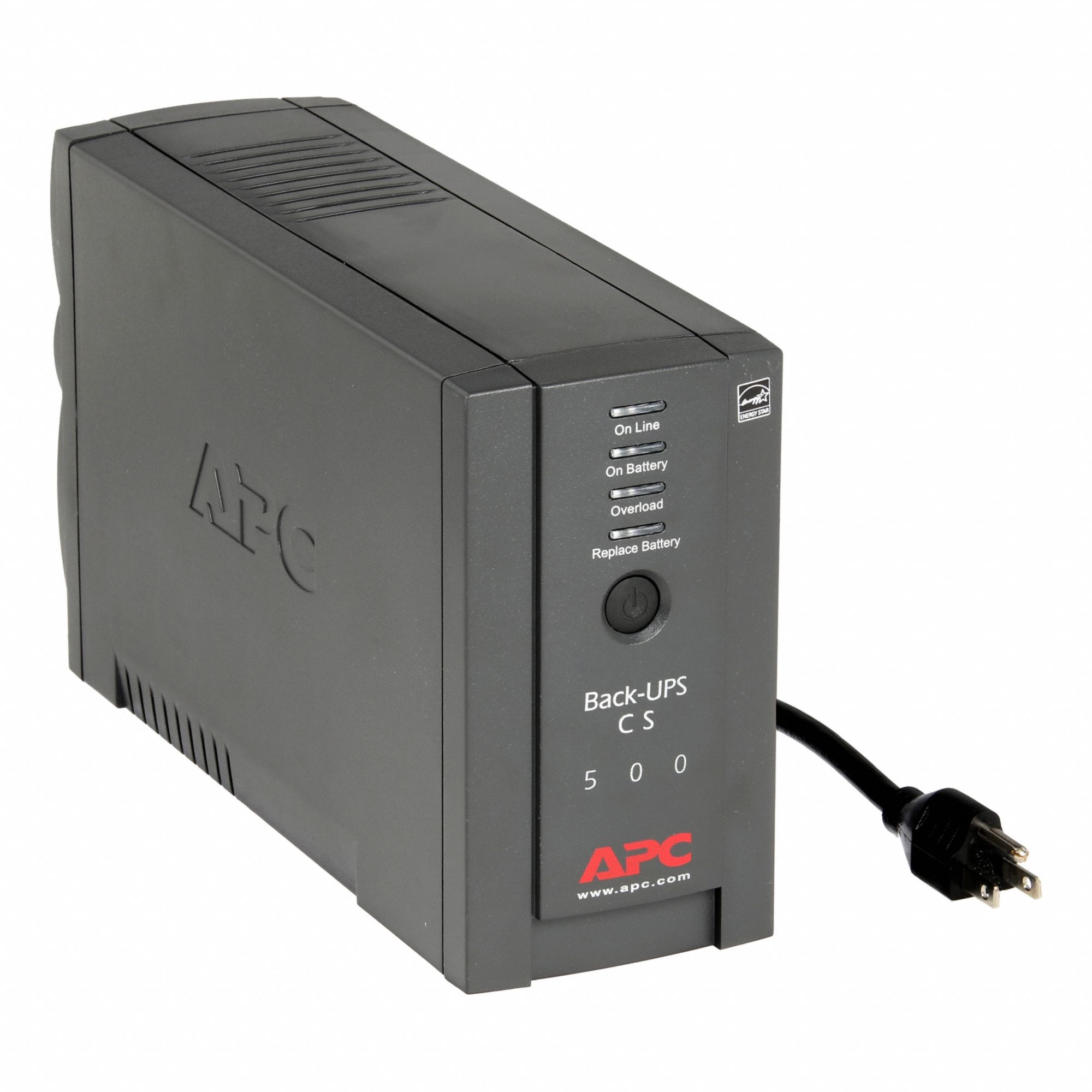 APC BY SCHNEIDER ELECTRIC, Single Phase, 500 VA Power Rating, UPS ...