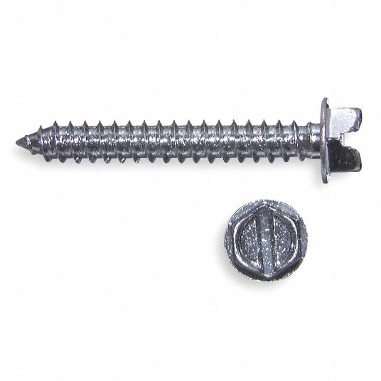 Sheet Metal Screw, PK 100 - Grainger