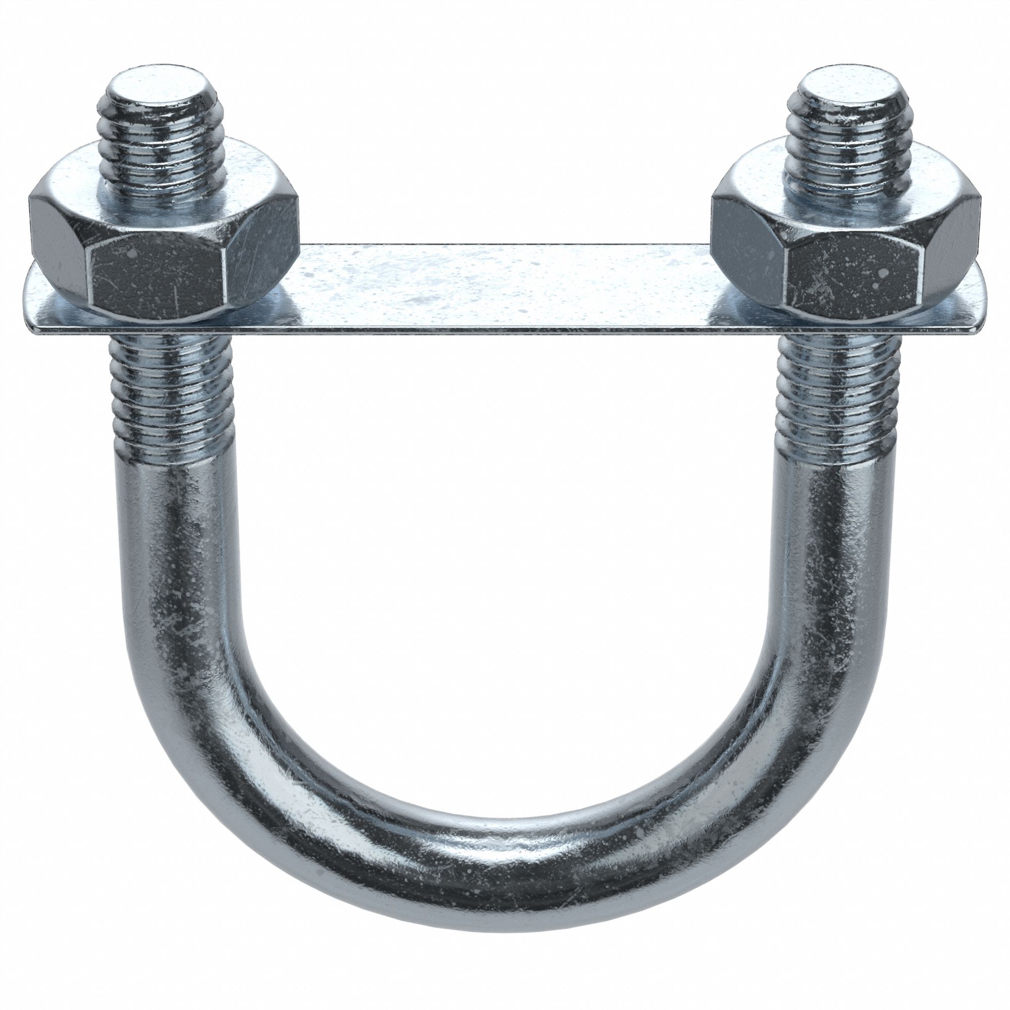 3/8"-16 Thread Size, For Pipe Size 1 1/4 in, Standard U-Bolt with ...