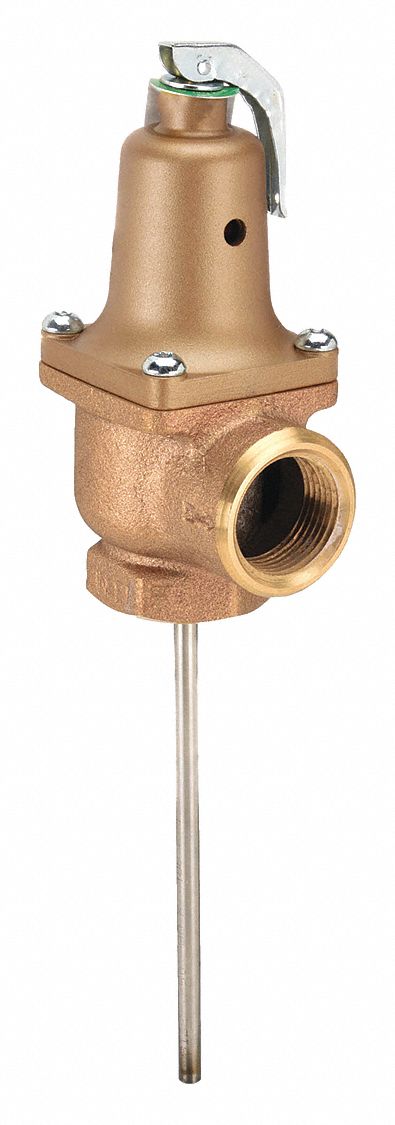 WATTS, Section XIII ASME Section, NPT x NPT, Temperature and Pressure ...