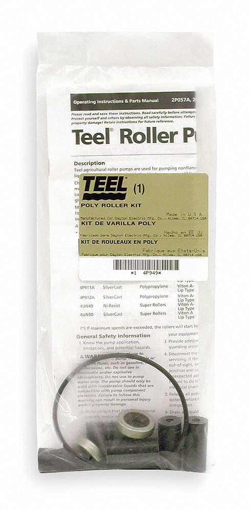 Roller Kit, Super Roller, Includes Rollers, Two Viton Shaft Seals and O ...