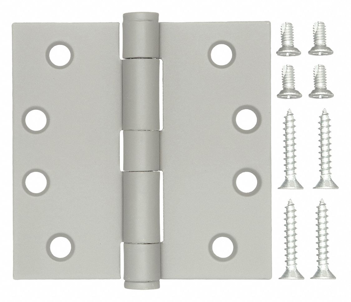 Steel, Full Mortise, Butt Hinge - 4PA29|4PA29 - Grainger