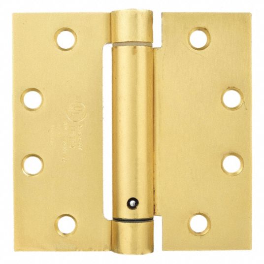 Full Mortise Mounting, Steel, Spring Hinge - 4PA84|4PA84 - Grainger