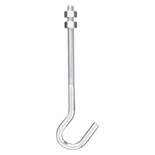 Hook Bolt, Threaded - Grainger