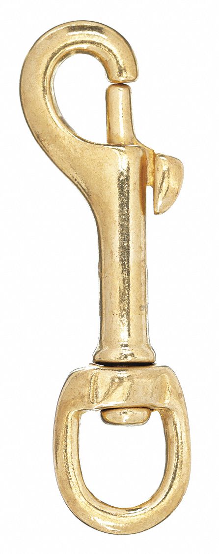 1 Snaps, 90 lb Working Load Limit, Slide Bolt Snap - 4PB87|4PB87 - Grainger